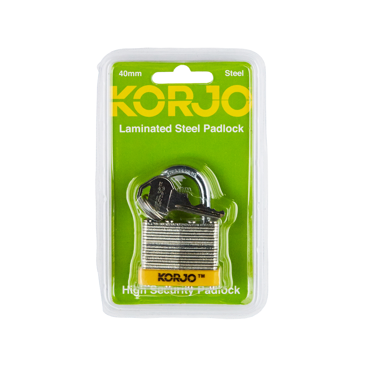 Lock 40mm Steel | Korjo